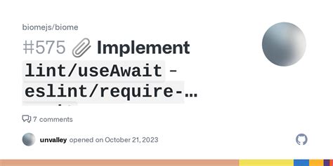 📎 Implement `lintuseawait` `eslintrequire Await` · Issue 575