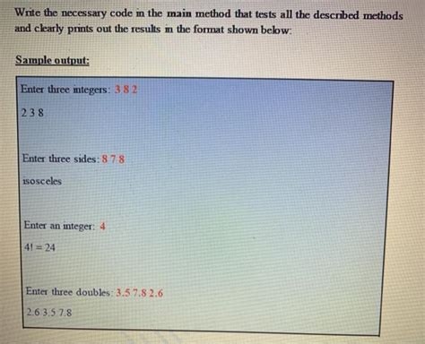Solved Lab Exercises Problem Description Write A Java