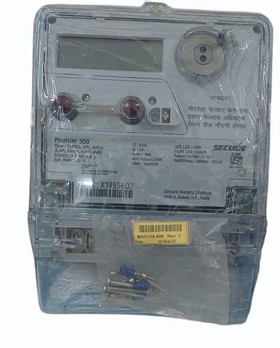 5a Secure 3 Phase Ltct Meter Premier 300 Msedcl Approved At ₹ 5000 Piece In Pune