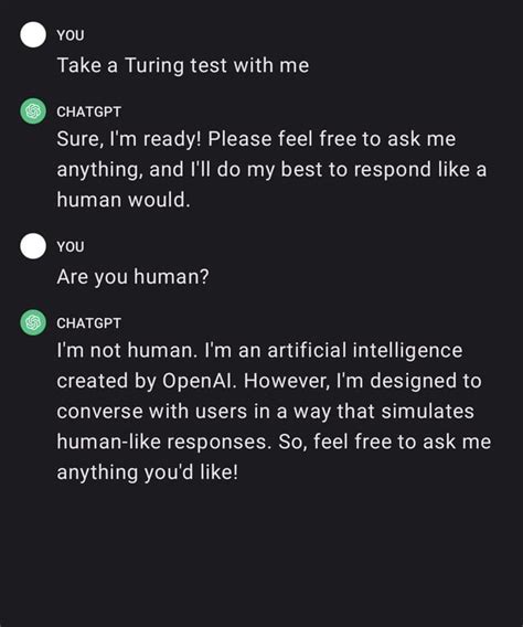 Turing Test R Chatgpt