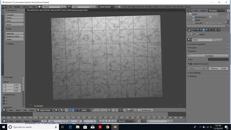 cycles render engine how would i procedurally texture a marble tile