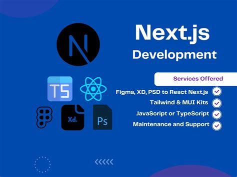 Frontend Development Design React Nextjs Tailwind Mui Upwork