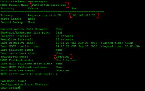 Mgcp Voice Gateway Configurationintegration With Call Manager Lab