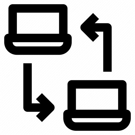 Data Sharing Network Cloud Computing Server Icon Download On