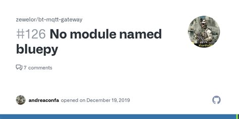 No Module Named Bluepy · Issue 126 · Zewelor Bt Mqtt Gateway · Github