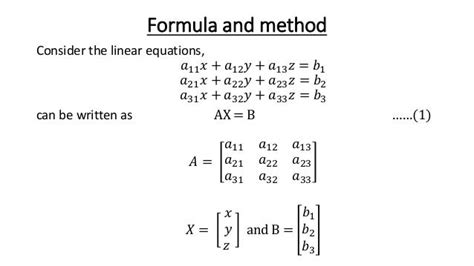 Triangularization Method