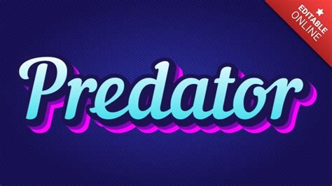 Predator Font Text Effect Generator Predator Font Text Effect Generator