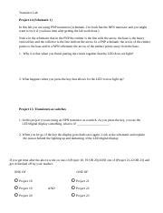 Transistor Lab Doc Transistor Lab Project Schematic In This Lab You Are Using PNP