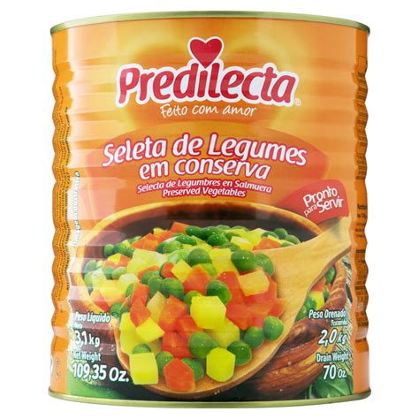 Seleta De Legumes Em Conserva Predilecta Lata 2kg Gtineanupc
