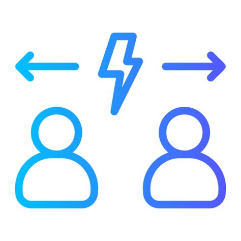 Conflict Generic Gradient Outline Icon