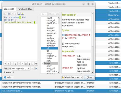 Extracting Attributes List With Unique Values From Qgis Attribute Table