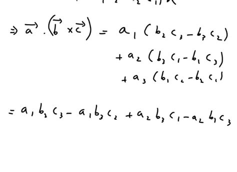 solved 7 prove that a⃗· b⃗×c⃗ b⃗· c⃗×a⃗