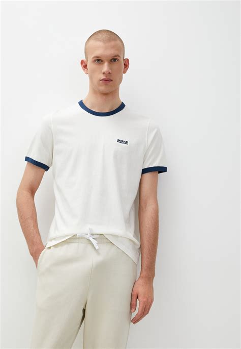 Футболка Barbour, цвет: белый, RTLABK177401 — купить в интернет ...