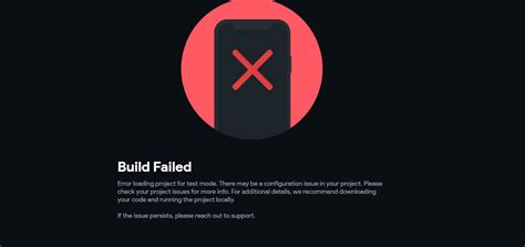 Build Failed And I Dont Have Nay Errors Or Warnings I Also Can Not Download The Code Neither