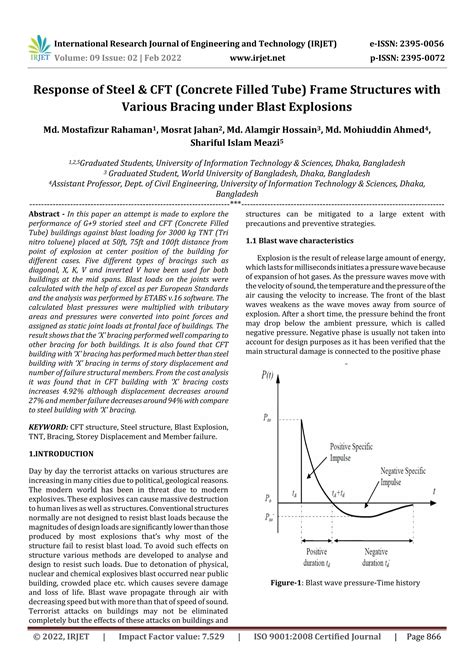Response Of Steel And Cft Concrete Filled Tube Frame Structures With Various Bracing Under Blast