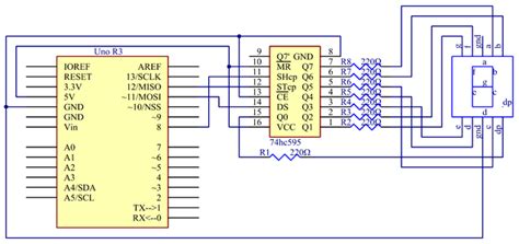 74hc595 with arduino uno r3 6 steps instructables