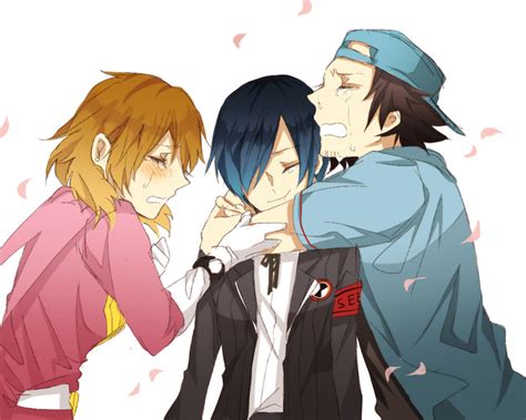 Yuuki Makoto Takeba Yukari And Iori Junpei Persona And 2 More Drawn