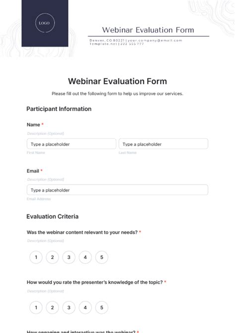 Free Course Evaluation Form Template To Edit Online
