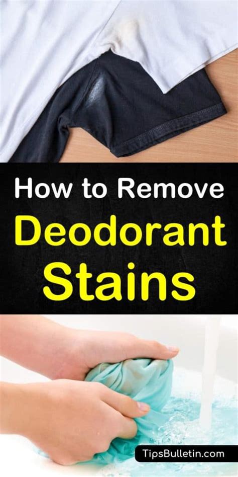 5 Super Simple Ways To Remove Deodorant Stains
