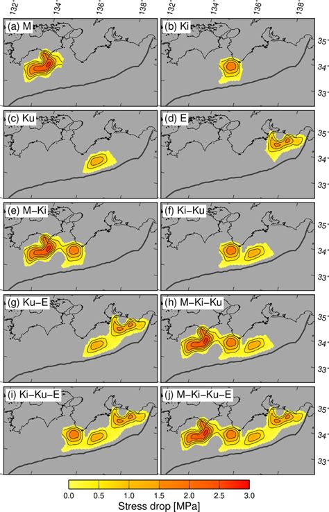 Stress Drop Distributions Of Buried Rupture Scenarios Assuming An Download Scientific Diagram