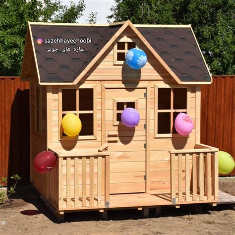 کلبه کودک سازه های چوبی