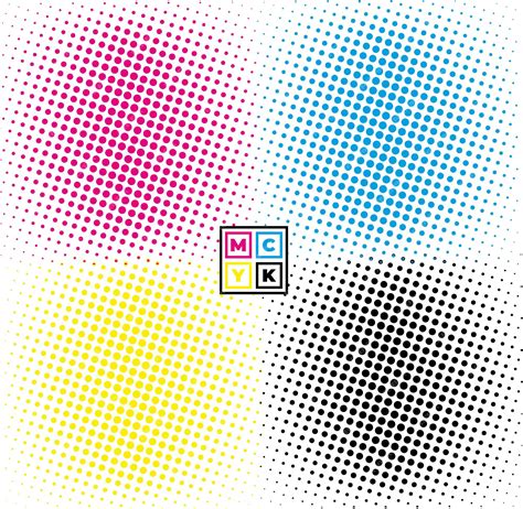 Premium Vector Set Of Cmyk Halftone Dots Vector Illustration For