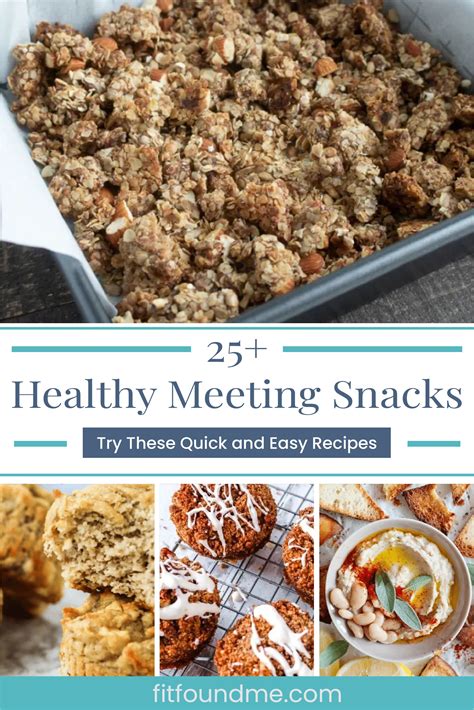 Quick And Easy Healthy Meeting Snacks