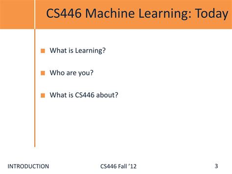 ppt cs 446 machine learning powerpoint presentation free download id 1701568