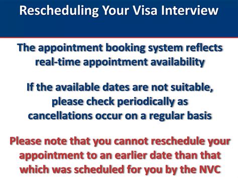 U S Immigrant Visa Interview Appointments Scheduled By Nvc Pptx Travel Preparation And