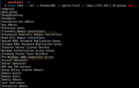 Active Directory Enumeration Ldeep