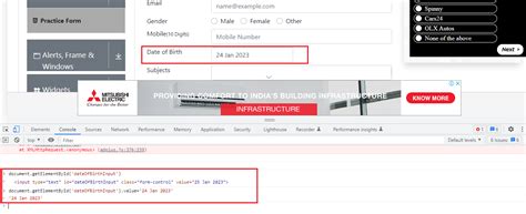 How To Click On A Year In Calendar With Selenium Using Javascript Stack Overflow
