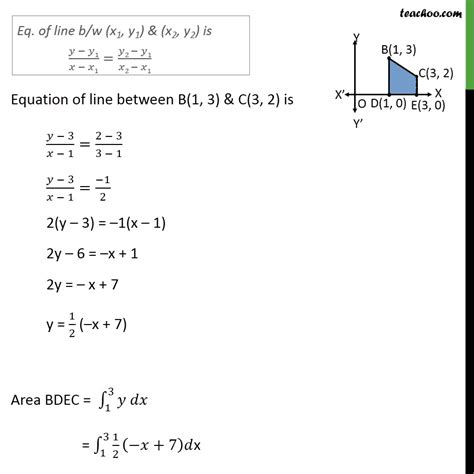 Ex 8 2 4 Using Integration Find Area Of Triangle Class 12