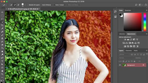 the latest photoshop update lets you select subjects with just one click