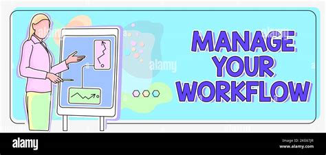 Sign Displaying Manage Your Workflow Concept Meaning Workforce Organization And Management To