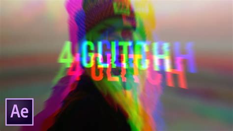 Create 4 Popular Glitch Effects Very Fast After Effects Tutorial Youtube