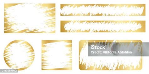 흰색 배경에 고립된 긁힌 질감이 있는 황금 스크래치 카드 표면 세트입니다 로또 당첨자 상금 판매 쿠폰 잭팟 스크래치 카드 템플릿