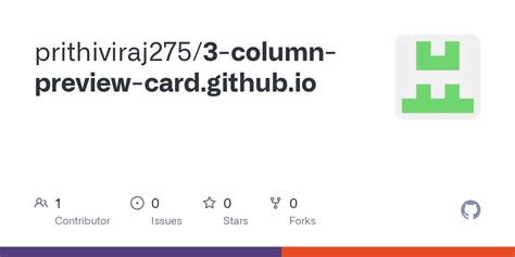 Github Prithiviraj2753 Column Preview