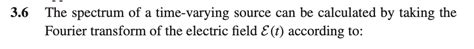 Solved 36 The Spectrum Of A Time Varying Source Can Be