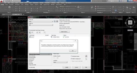 Solved Autocad Publish Setting Error Autodesk Community
