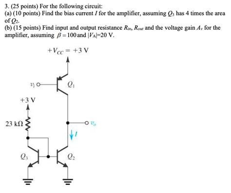 solved 3 25 points for the following circuit a 10