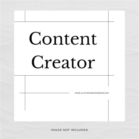 Premium Psd Instagram Post Template With Theme Line Concept Psd Design