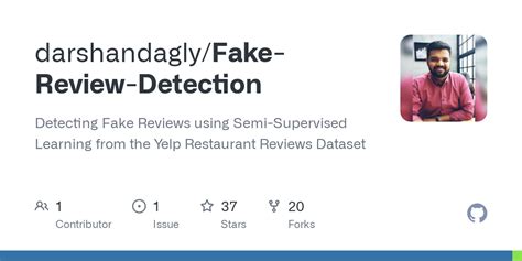 Github Darshandaglyfake Review Detection Detecting Fake Reviews Using Semi Supervised