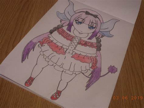 Kanna Kamui Drawing By Me By Naruxhinata On Deviantart