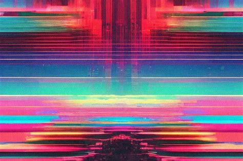 글리치 배경 사이버 펑크 해커 공격의 상징 현대적인 디자인 기술 오류 질감 프리미엄 사진