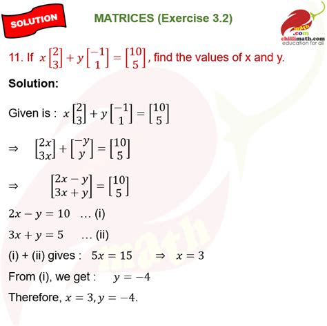 If Xbegin Bmatrix 2 3 End Bmatrix Ybegin Bmatrix 1 1 End