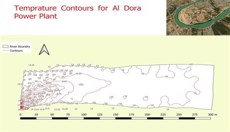 Contour Image Of The Gis Plot For Temperature Distribution Download
