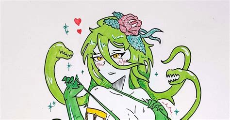 ゴジラ 【中文注意】來撇一張ビオランテ 怪獸清閒日常のイラスト Pixiv