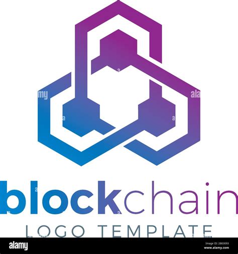 Modèle De Logo Vectoriel Blockchain And Crypto Currency Image Vectorielle