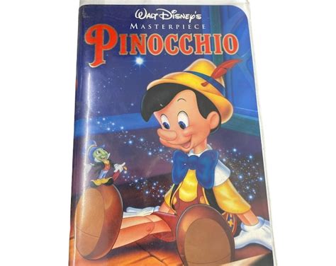 Vintage Disney Pinocchio Vhs Movie Collectible Etsy