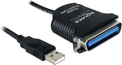 Delock Usb Naar Centronics Kabel Zwart Tot Meter Bol Com